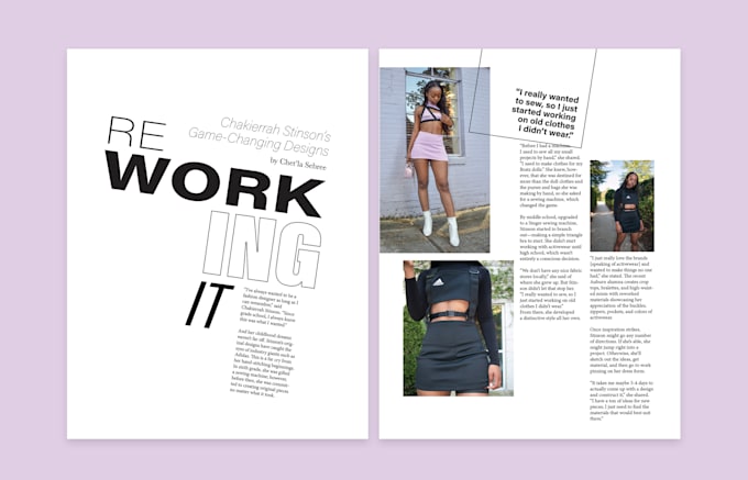 Create an amazing magazine interior pages by Isi_design | Fiverr