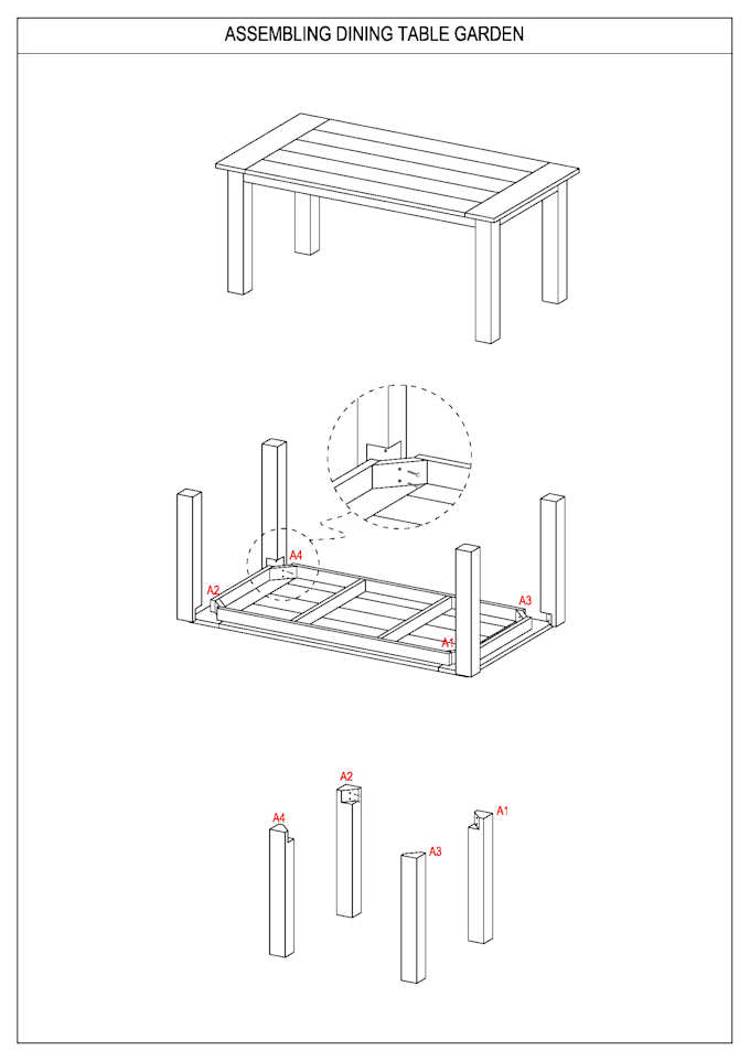 Create assembly instructions for your furniture or product by Riswan ...