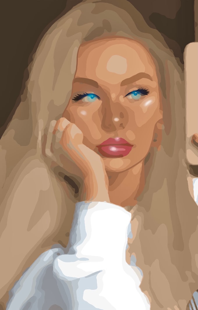 Make a vector art drawing of a pic of your liking by Jennyydrawss | Fiverr