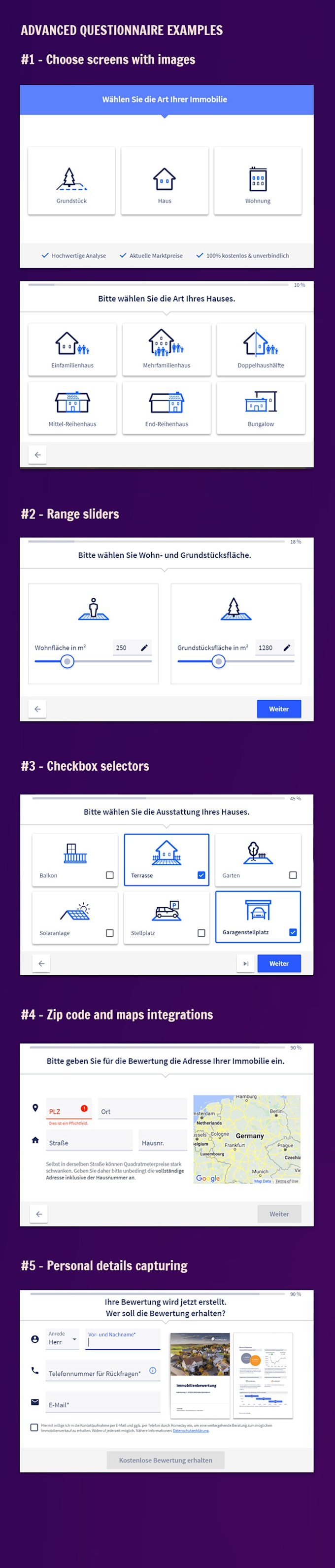 Build an advanced questionnaire page by Eightmd | Fiverr