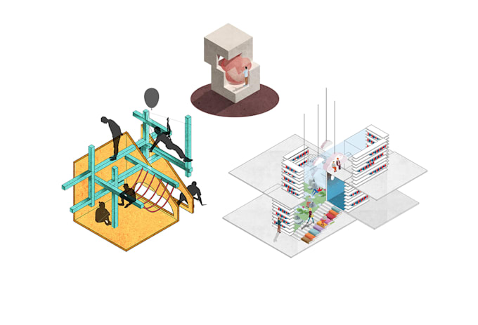 Create 2d and 3d diagrams for your presentations by Tpham649 | Fiverr