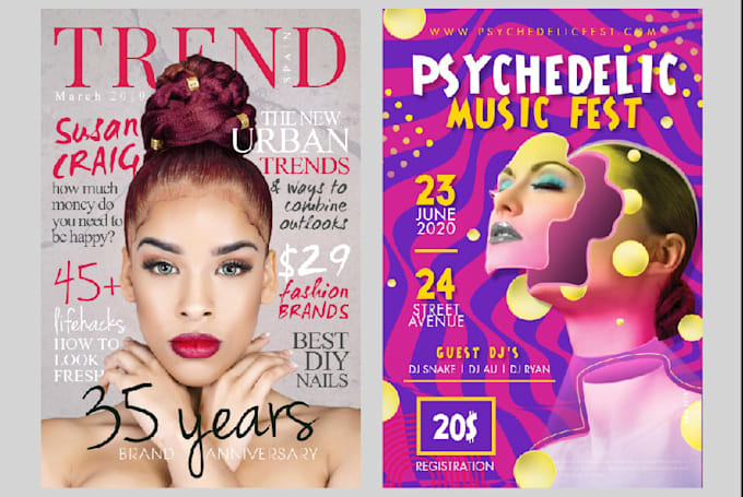 Design eye catchy attractive event poster and business poster for you ...