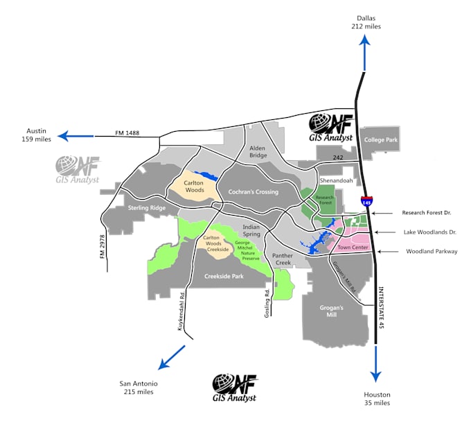 Design a professional digital map by Nasirfarid | Fiverr
