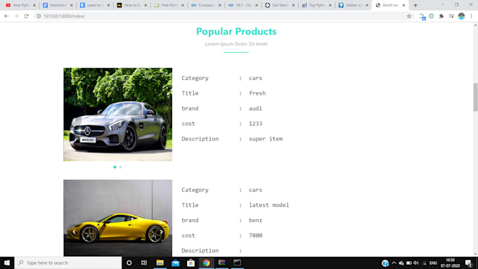 Create web apps using django by Abdul_salim | Fiverr