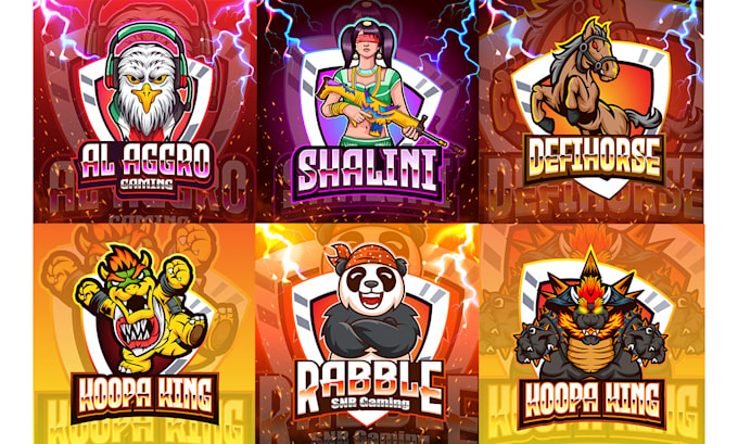 Design a gaming mascot logo and character mascot for you by Andrew ...