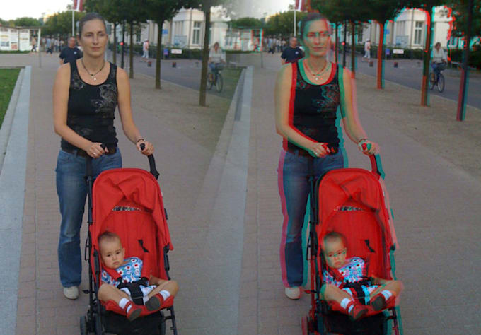 Convert Your 2d Image Into 3d Anaglyph Or Red Cyan Image Only By Nisha