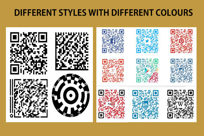 Design stylish and professional qr codes in colours by Akshayakz7 | Fiverr