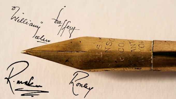 Recreate your signature in photoshop by Zeeshanjanju663 | Fiverr