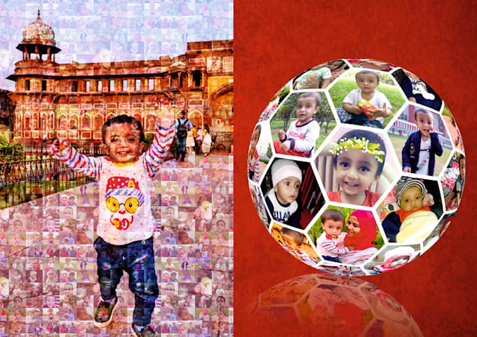 Create a seamless photo collage, and photoshop works by Azim2050 | Fiverr