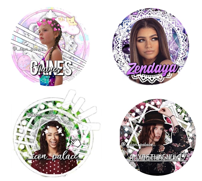 Make a custom profile picture for your social media by Iconpalace | Fiverr