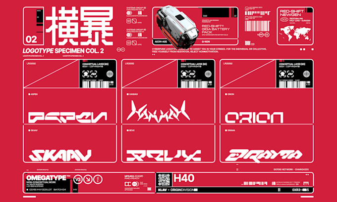 Design your cool cyberpunk, futuristic logo type by Kinleegamao | Fiverr