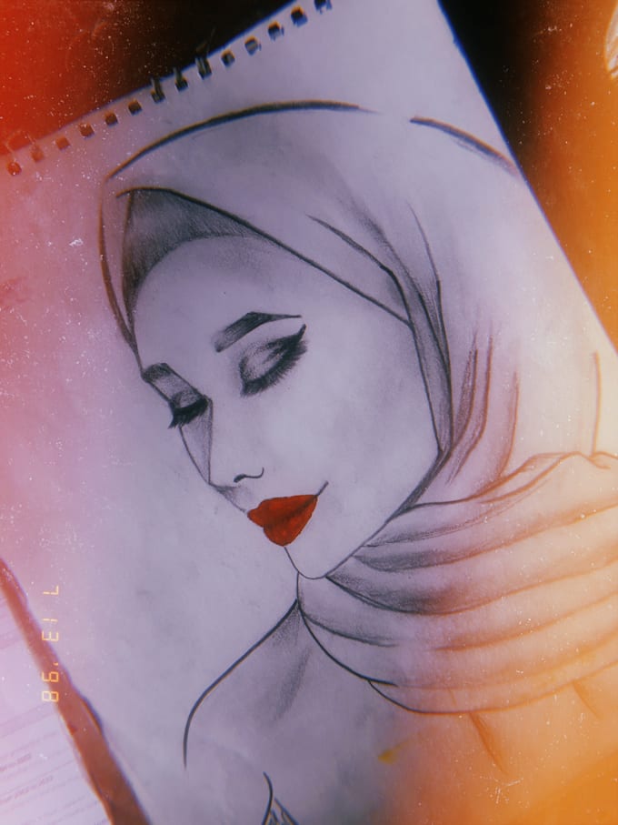 Make you an eye catching pencil sketch by Ansayy | Fiverr