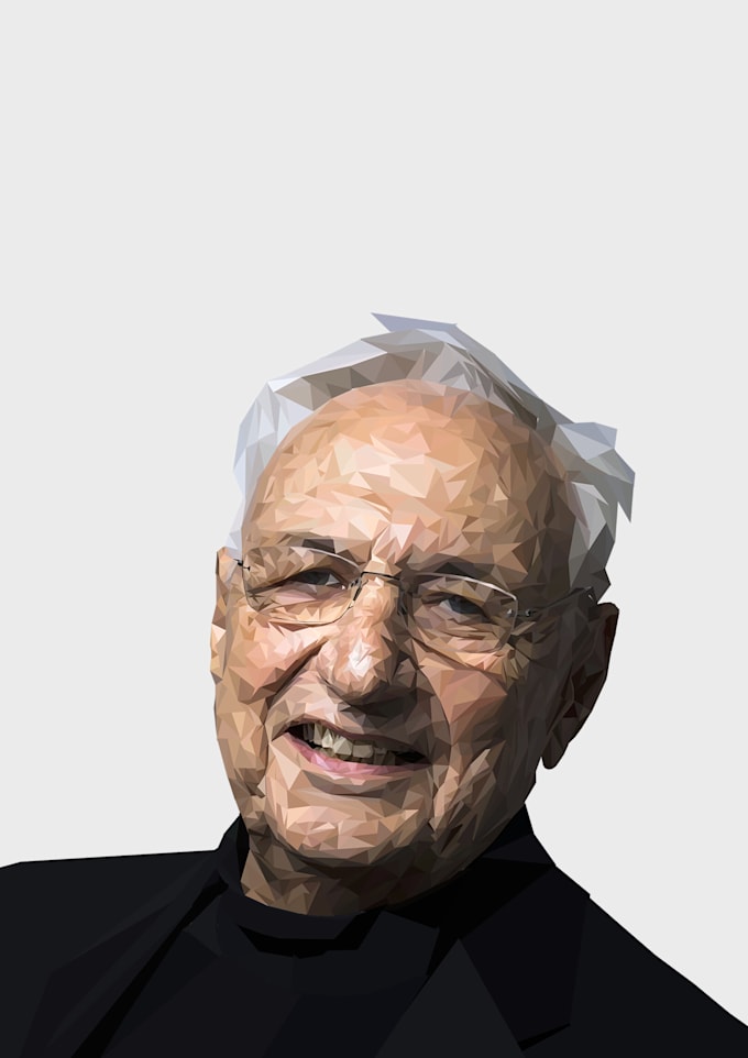 Create a low poly vector portrait by Samiaosman | Fiverr