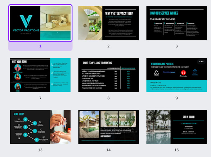 Make a professional, engaging powerpoint presentation by Zghopson | Fiverr