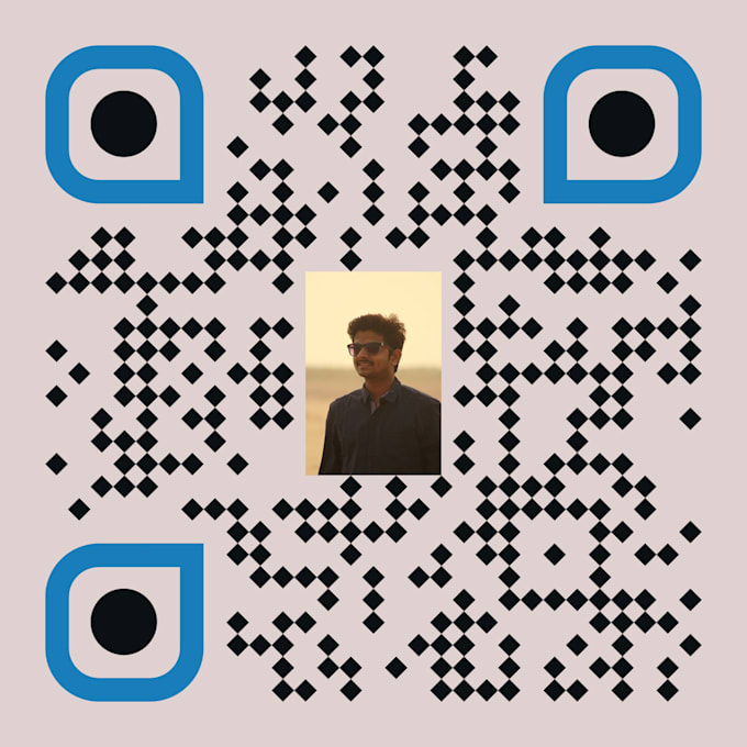 Design a stylish qr code for all kinds of your data by Varunvarma5 | Fiverr
