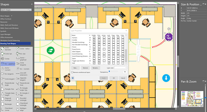 Make visio charts,layout and floor diagrams by Tahajaved123 | Fiverr