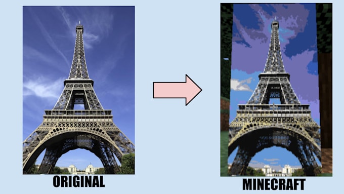 Turn your picture into a minecraft map by Nem3603 | Fiverr