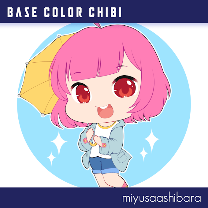 Draw Cute Chibi Illustration By Miyusaashibara Fiverr