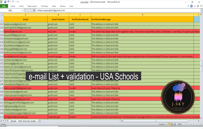 Create valid email list for businesses prospecting leads or email ...