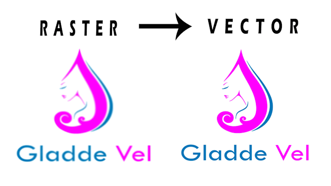 Convert logo to vector with free source file by Erujabbas | Fiverr