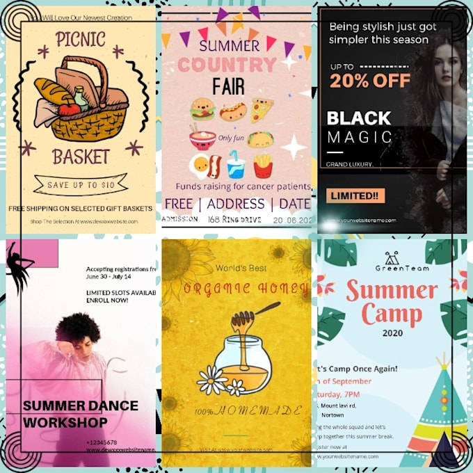 Design a classy, eye catching posters and flyers by Dewmioshee | Fiverr