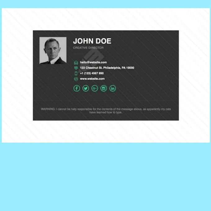 Create digital email signature ,world class signature by A1997_01 | Fiverr