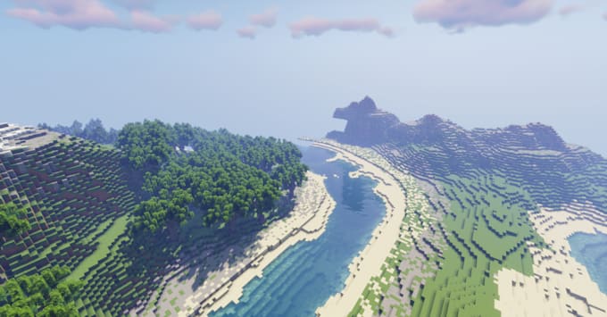 Make a custom minecraft terrain with worldpainter by Ninjakiw1 | Fiverr