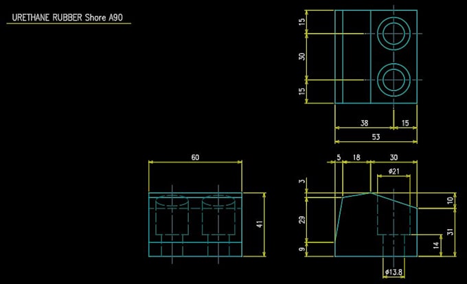 Make 2d assembly and part shop drawings by Birdzdugo | Fiverr