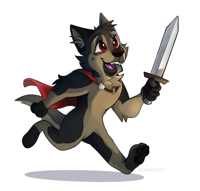 Draw your furry oc in my chibi style by Stynnur | Fiverr