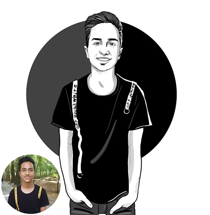 Draw profile picture portrait in 24h by Kouhism | Fiverr