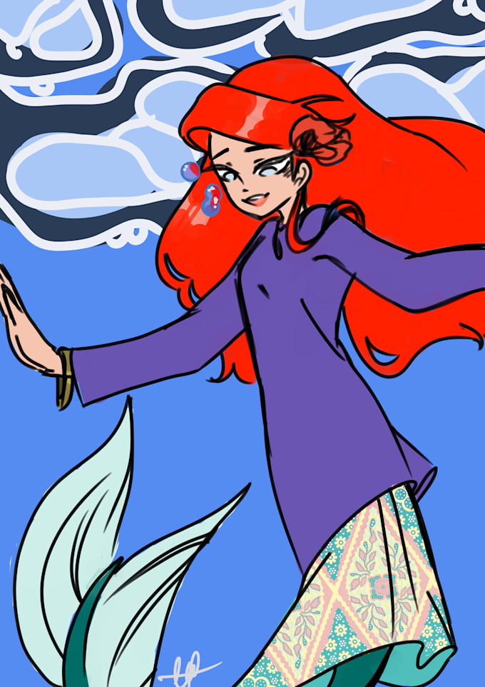 Draw your favourite character by Kulitkacang | Fiverr