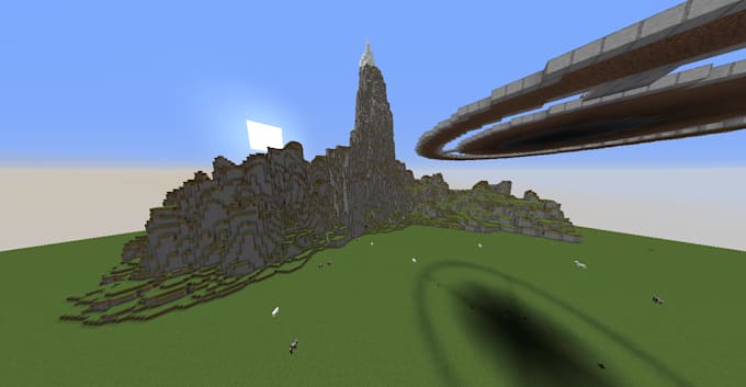 Build a mountain or landscape for your minecraft server spawn by ...