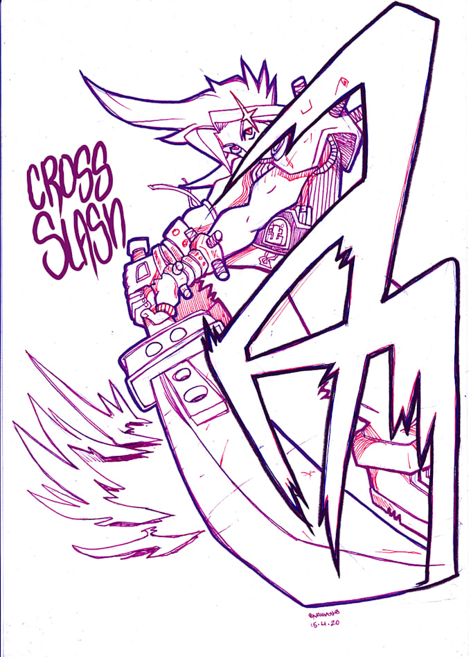 Clean line art sketch by Galaxysega | Fiverr