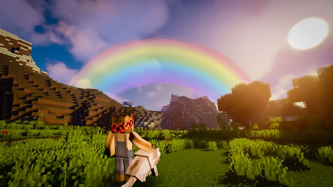 Create a stunning minecraft landscape or composition by Stonie_boi | Fiverr