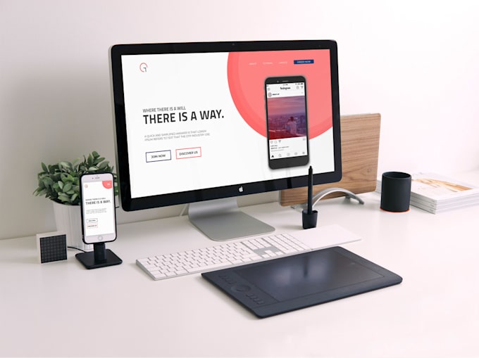 Design clean and modern ui ux for website or landing page by Pixoverse ...