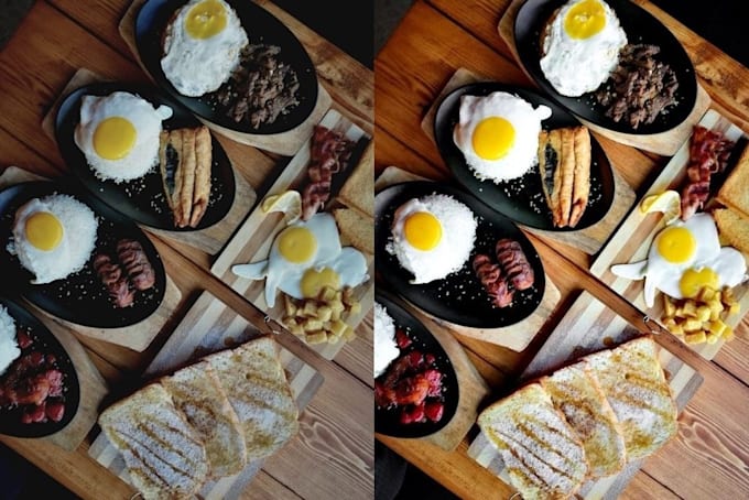 Do food photo editing using lightroom by Deeeena | Fiverr