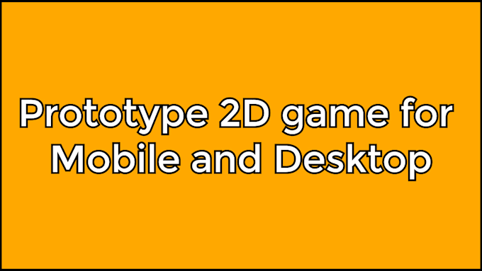 Make 2d games for you using unity game engine by Deepmevada0 | Fiverr