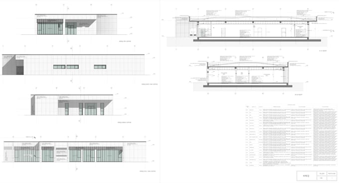 Create architectural drawings of buildings at various scales by ...