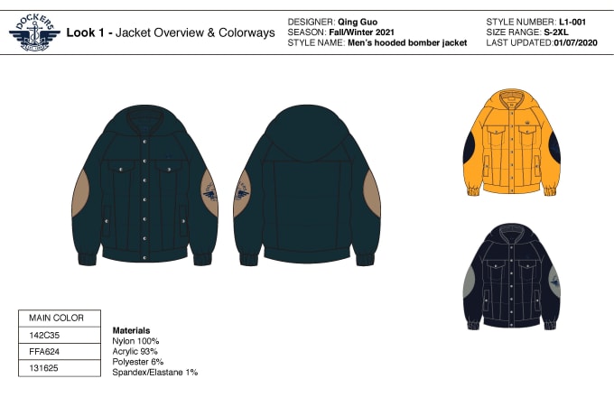 Draw fashion technical flat and make tech pack for you by Qingguo | Fiverr