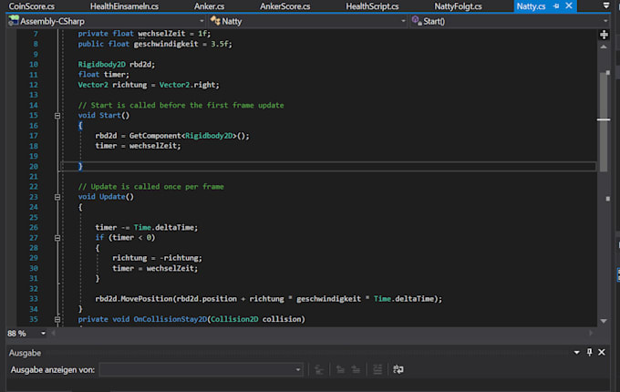 Fix coding and unity physics problems quellcode und unityphysik by ...