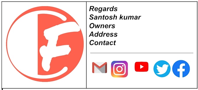 Create world class html clickable email signature by Santoshkumar790 ...