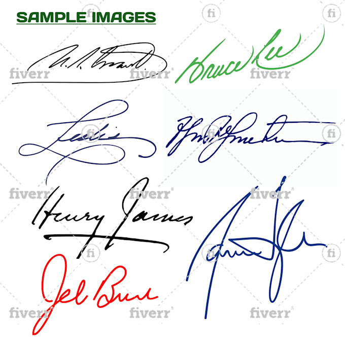Convert your handwritten signature to digital signature by Devgraphics9 ...