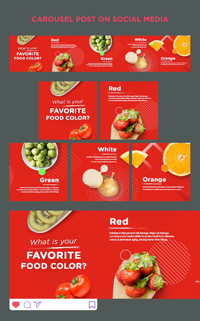 Design carousel post for your social media by Krezakurniawan | Fiverr