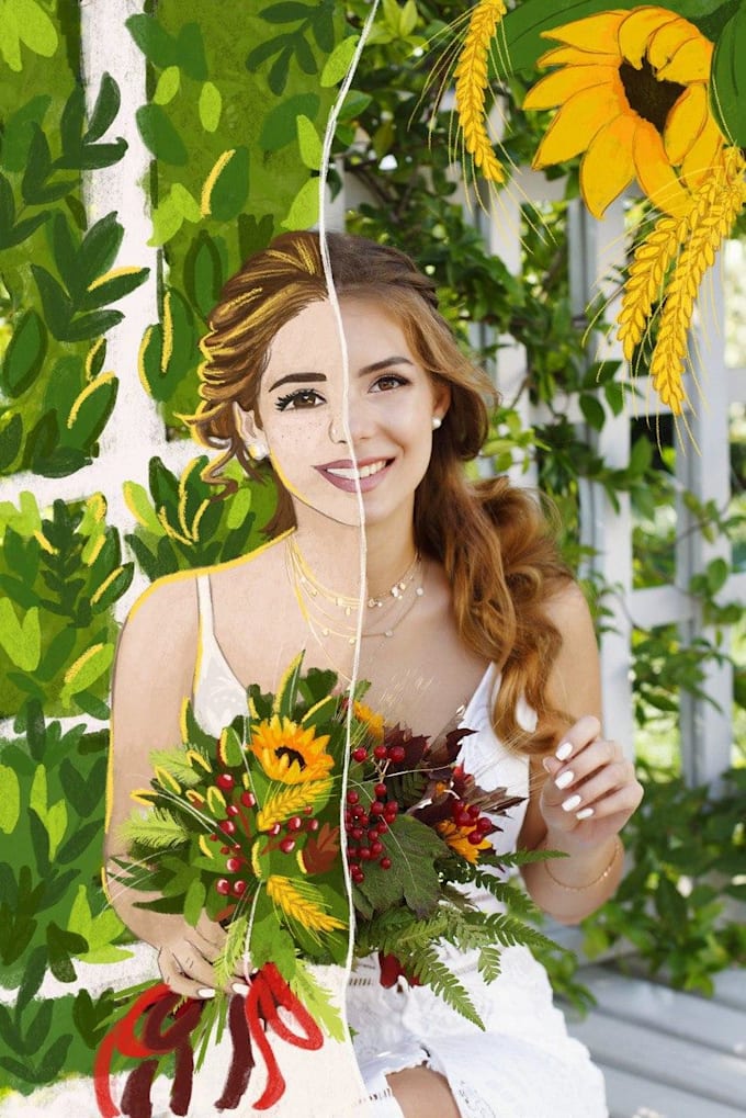 Draw a breathtaking illustration for you by Catybleach | Fiverr