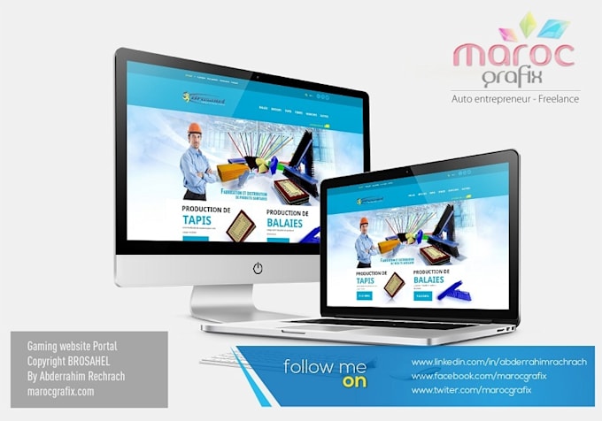 Make a nice design for your website by Marocgrafix | Fiverr