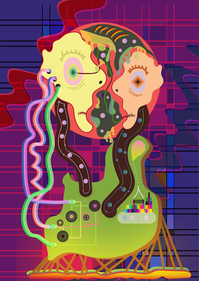 Create complex conceptual illustrations by Olgutosun | Fiverr