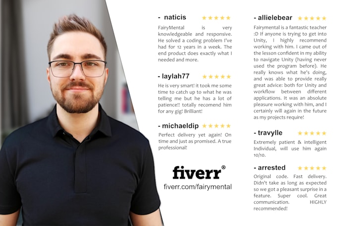 Be your professional programmer by Fairymental | Fiverr