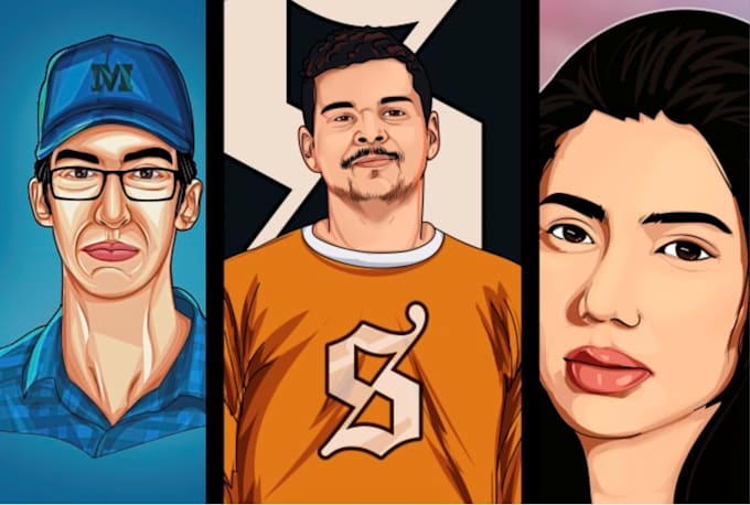 Draw semi realistic vector illustration from a photo by Gorsi_expert ...