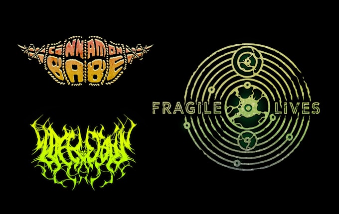 Draw a punk rock, metal logo for your brand or merch by Adogus | Fiverr