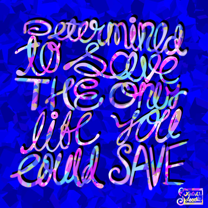 Create quote posters customised for you by Suggudoodles | Fiverr